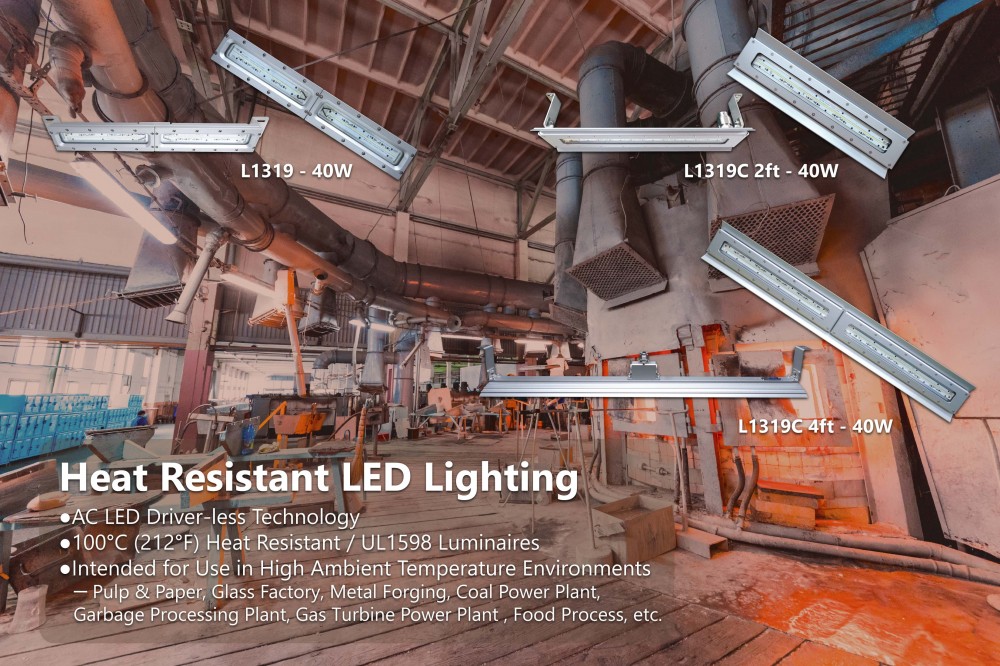 The World's First Driver-less LED Lighting with the advantage of 100°C ...