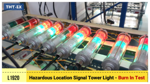 Burn In Test of Explosion Proof Tower Light, LED Stack Light, Andon ...